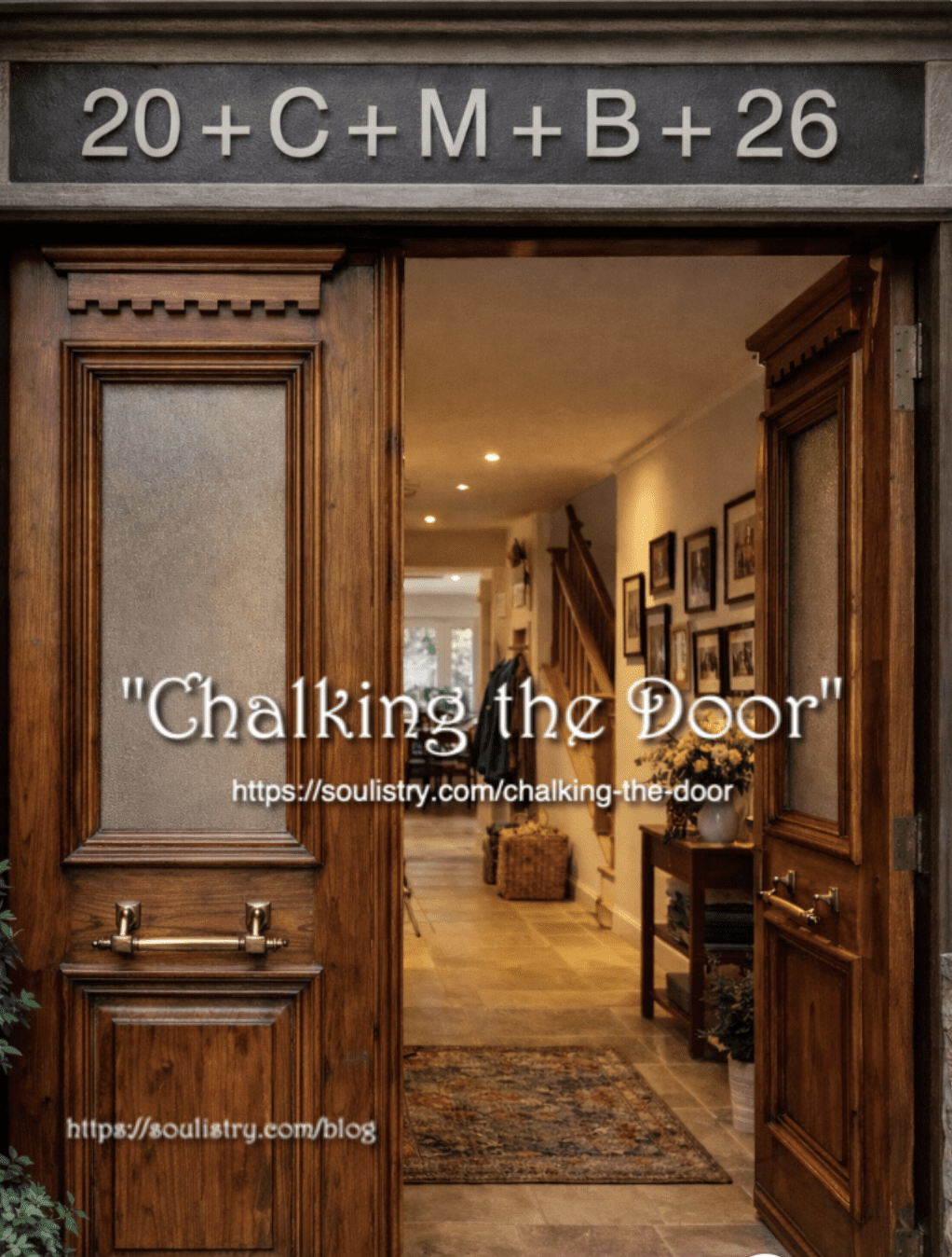 CHALKING THE DOOR - A Ritual for Epiphany | Soulistry.com
